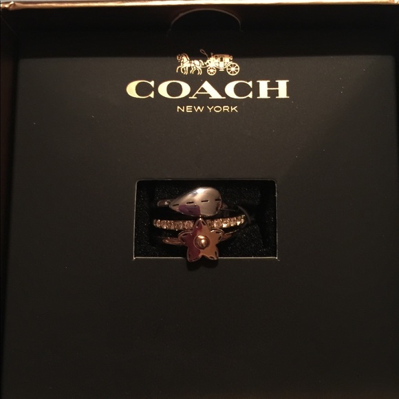 Coach | Jewelry | Coach Wildflower Bouquet Ring Set | Poshmark